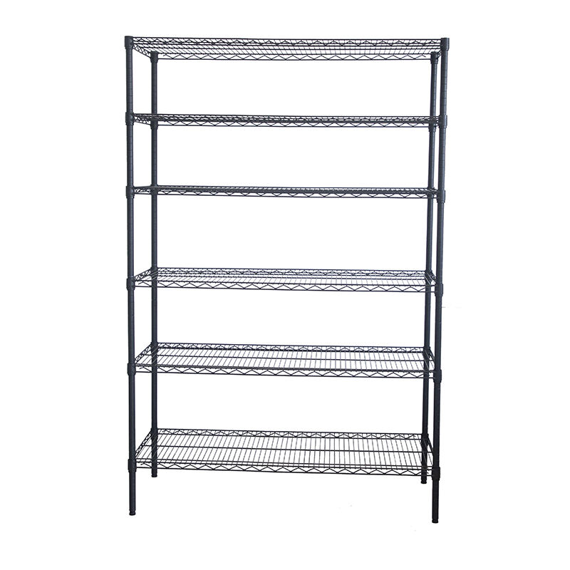 6- Tier Steel Wire Shelving Unit | Stoving Varnish | TOP TRUST